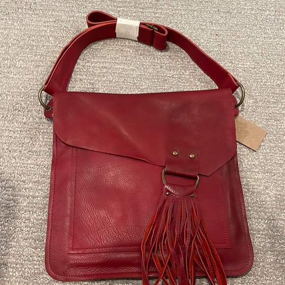 Lisa Leonard | Bags | Nwt Lisa Leonard Your Heart In Mine Boho Leather ...